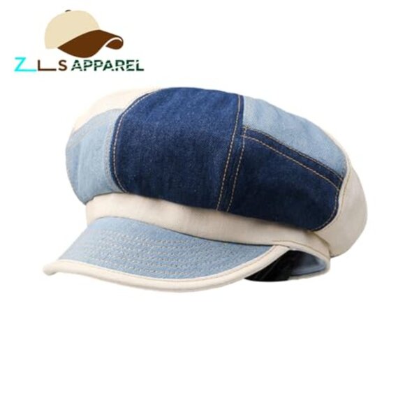 Accessories | Retro Newsboy Cap Vintage Style Cotton Blend Classic ...